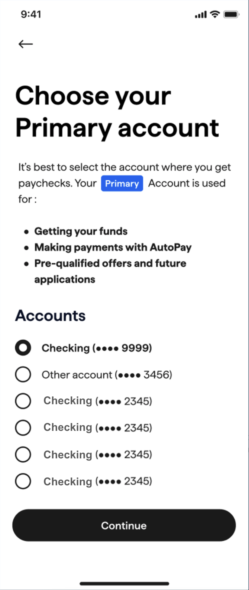 Change Payment Method – Possible Finance